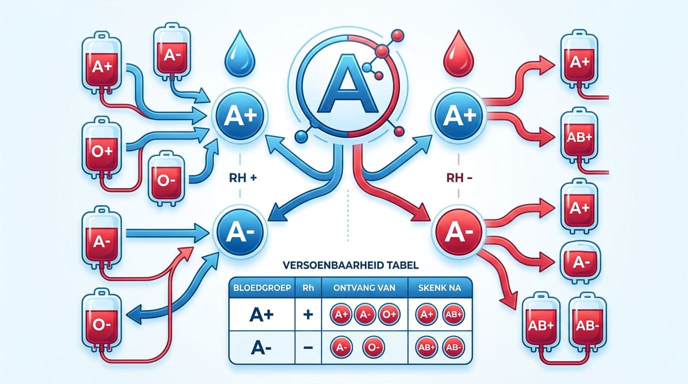 A Bloedgroep Eienskappe 2026: A+ Vs A-, Versoenbaarheid