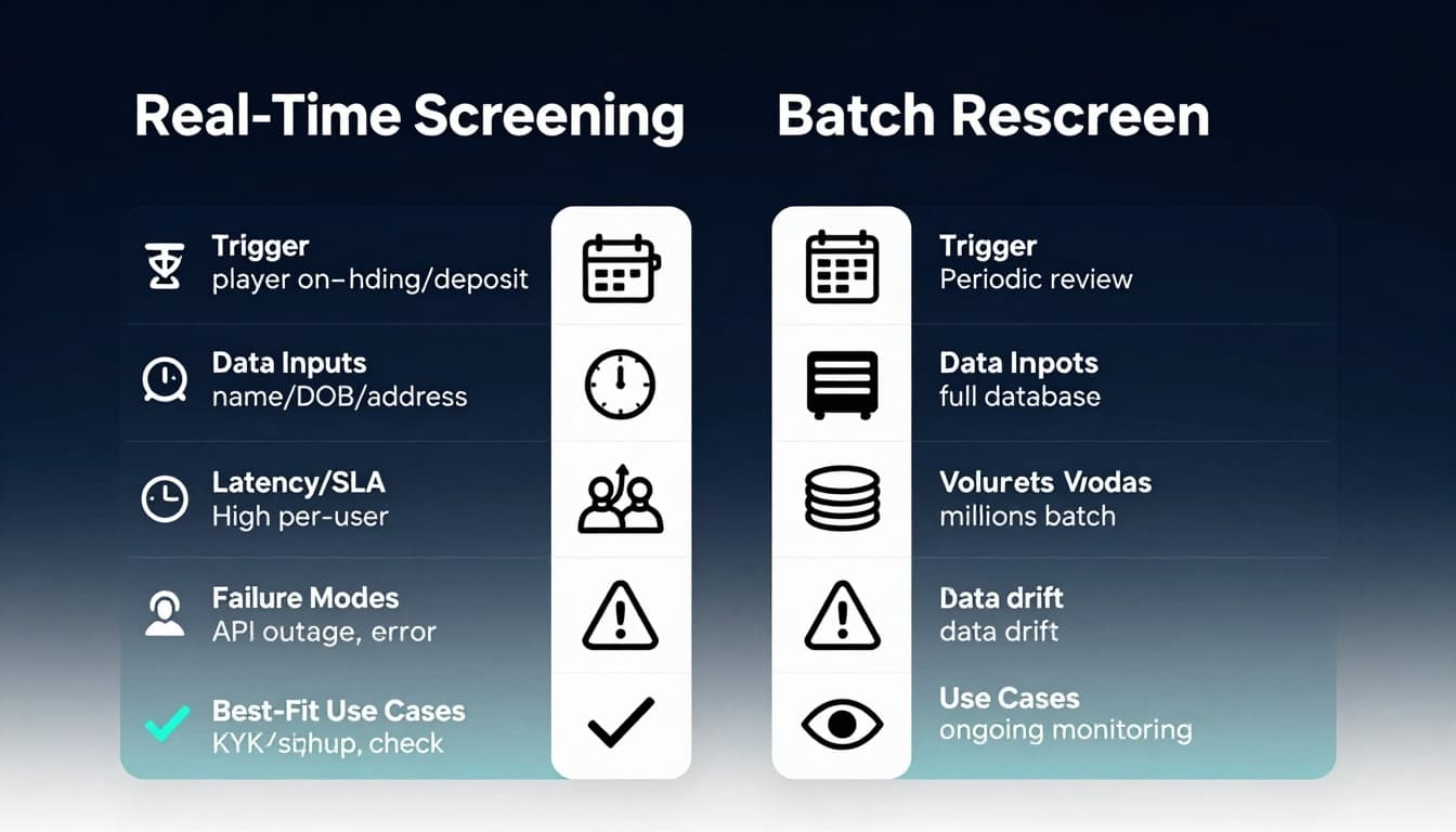 IGaming Sanctions Screening Workflow Guide (2025)