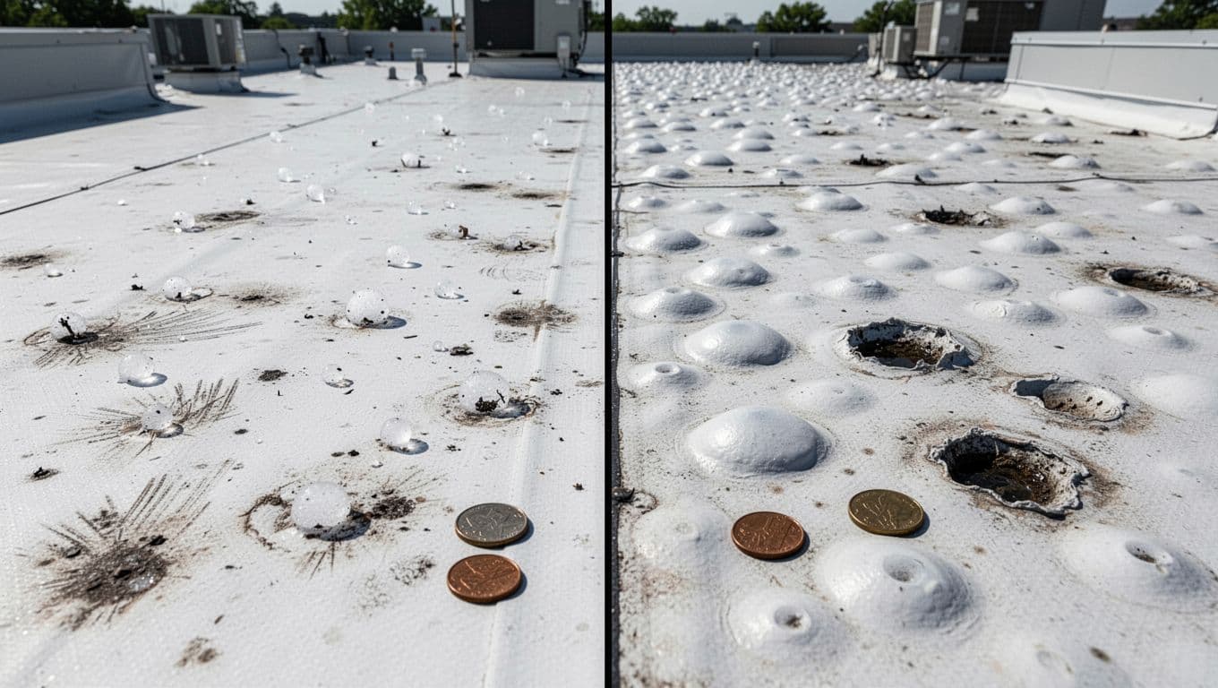 Hail Damage Vs Roof Blistering: Spot The Signs (2026)